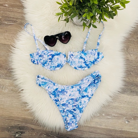 Swim | Paint Splatter Bikini | Poshmark